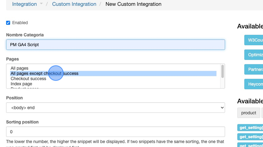 Golden Planet - How to insert the GA4 Script