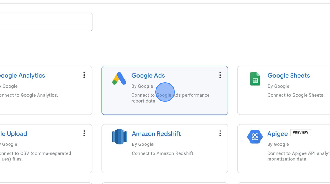 How to add Google Ads data source in Looker Studio