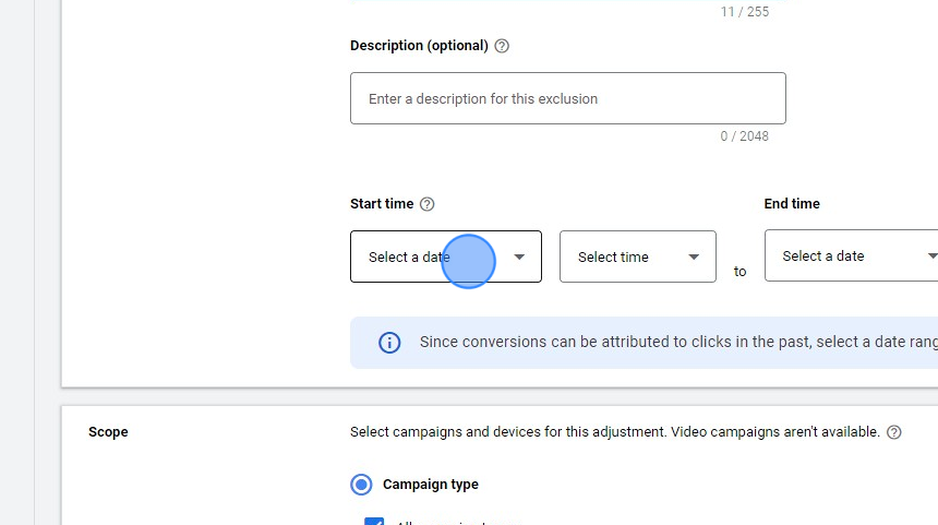 How to create a Data Exclusion for Google Ads