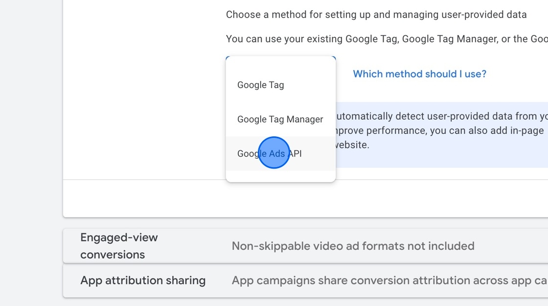 How to enable enhanced conversions in Google Ads